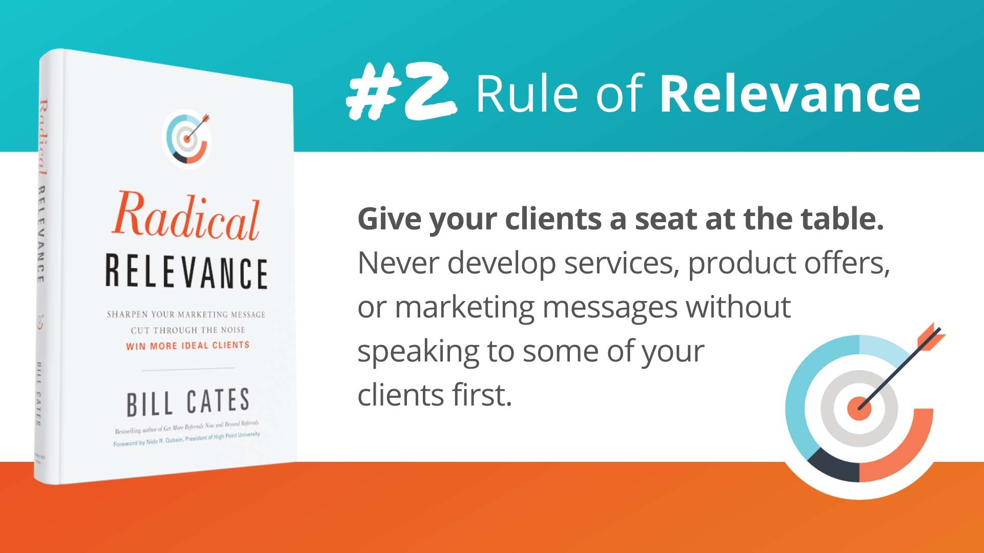 Referral Coach #2 Rule of Radical Relevance | Bill Cates